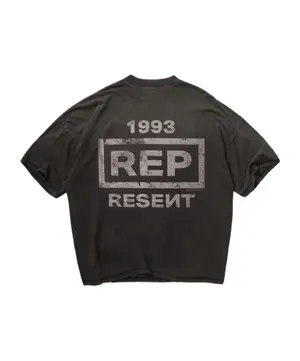 REPRESENT Logo-print Cotton T-shirt
