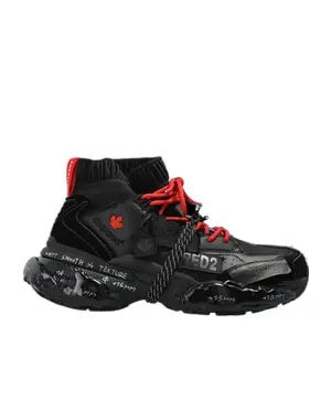 Dsquared2 Faster Panelled Sneakers - Black