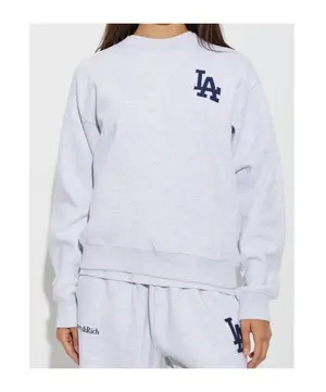 SPORTY  RICH Sporty & Rich La Dodgers Long-sleeve Sweatshirt
