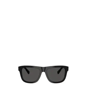 Dolce & Gabbana Dolce Gabbana Eyewear Rectangular Frame Sunglasses - Black