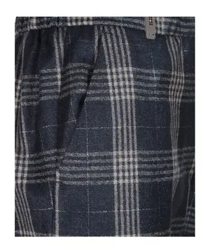 Peserico Check Pattern Trousers