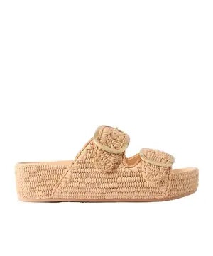 LOEFFLER RANDALL Raffia Sandals - No