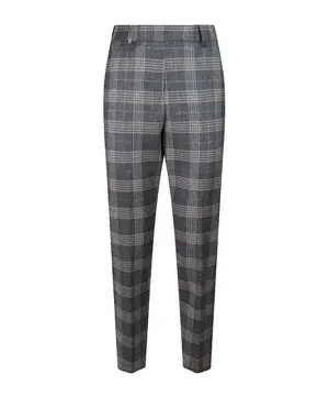 Peserico Check Pattern Trousers - Multi-color
