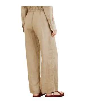 JAMES PERSE Linen Straight-leg Pants