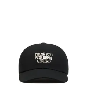AMI Paris Embroidered Baseball Cap - Black