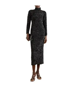 Adam Lippes Sequined Knitted Maxi Dress