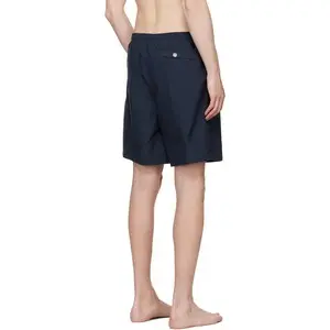 AMI Paris Logo Plain Elasticated Waistband Swim Shorts