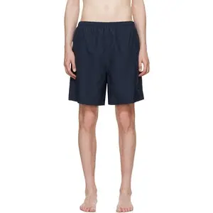 AMI Paris Logo Plain Elasticated Waistband Swim Shorts