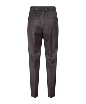 Peserico Elasticated Waistband Pleated Trousers