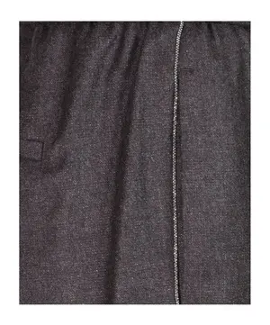 Peserico Elasticated Waistband Pleated Trousers