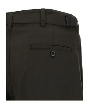 LEMAIRE Single-pleat Tailored Pants In Tropical Wool Blend