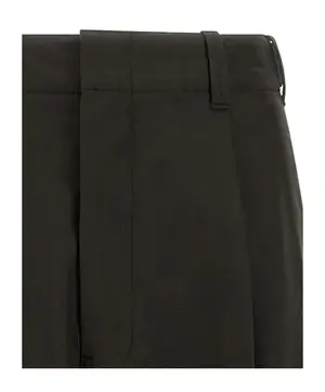 LEMAIRE Single-pleat Tailored Pants In Tropical Wool Blend