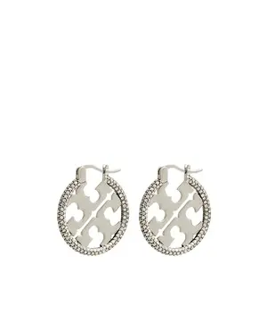 Tory Burch Metal Earrings - Silver
