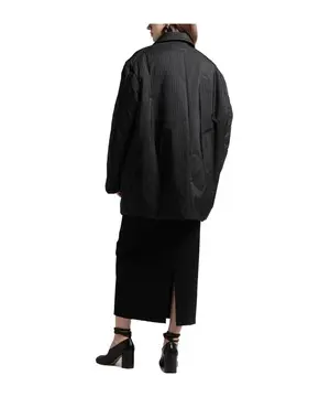 MAISON MARGIELA Striped Single-breasted Coat