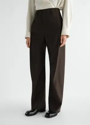 LEMAIRE Baggy Pants In Tropical Wool Blend