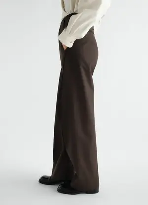 LEMAIRE Baggy Pants In Tropical Wool Blend