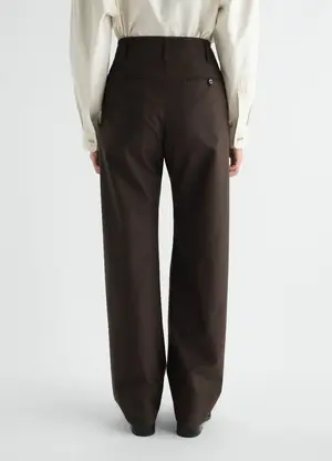 LEMAIRE Baggy Pants In Tropical Wool Blend