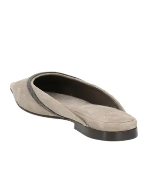 Brunello Cucinelli Suede Mules