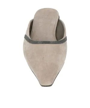 Brunello Cucinelli Suede Mules