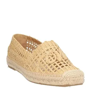 Max Mara Minimal Raffia Casual Shoes
