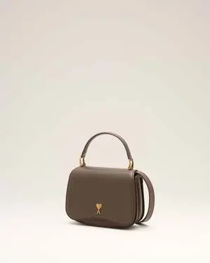 AMI Paris Logo Plaque Shoulder Bag