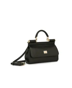 Dolce & Gabbana Dolce Gabbana Sicily Small Top Handle Bag - Black
