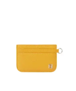 Fendi Ff Card Case - Yellow