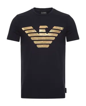 Emporio Armani Logo T-shirt - Black