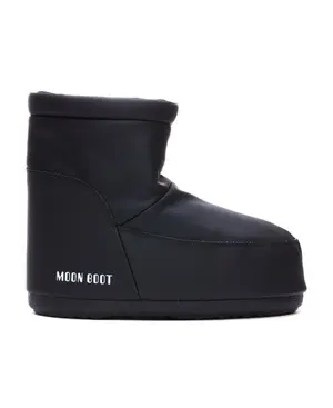 Moon Boot Icon Low Logo Printed Snow Boots - Black