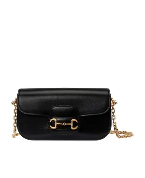 Gucci 1955 Horsebit Small Shoulder Bag - Black