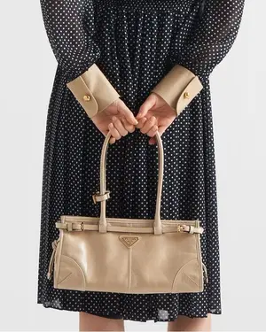 Prada Polka-dot Georgette Dress