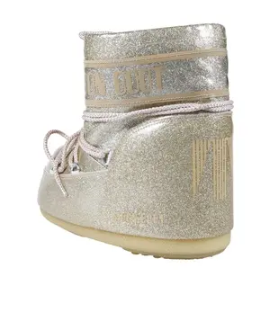 Moon Boot Icon Low Glitter Lace-up Boots