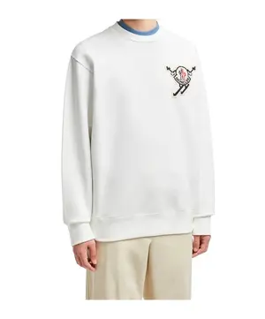 Moncler Logo Patch Crewneck Sweatshirt