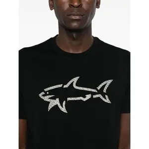 Paul & Shark Shark-print Cotton T-shirt