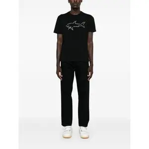 Paul & Shark Shark-print Cotton T-shirt