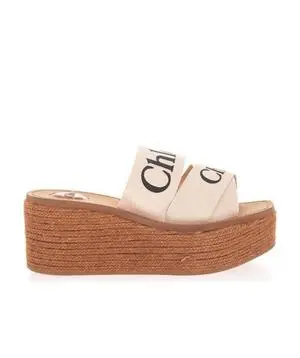 Chloé Woody 70mm Sandals - Brown