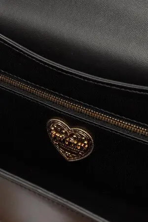 Dolce & Gabbana Dolce Gabbana Devotion Crossbody Bag - Black