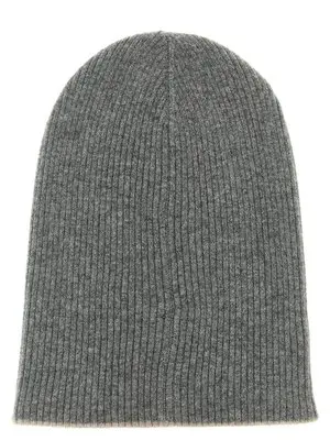 Brunello Cucinelli Ribbed Knitted Beanie