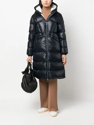 Moncler Selenga Long Hooded Padded Jacket
