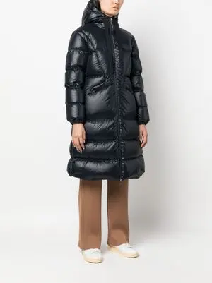 Moncler Selenga Long Hooded Padded Jacket