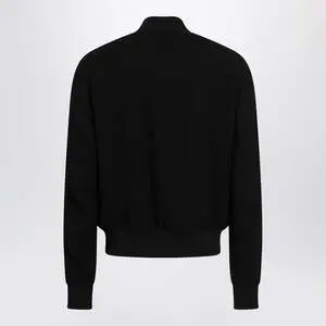 Rick Owens Virgin Wool Bomber Jacket With Zip