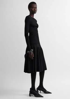 TOTEME Ribbed Waist Skirt