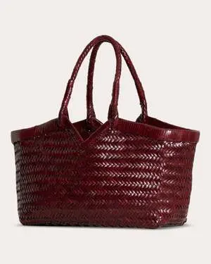 VIPERA Crudelia Woven Leather Shoulder Bag