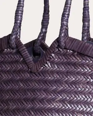 VIPERA Crudelia Woven Leather Shoulder Bag
