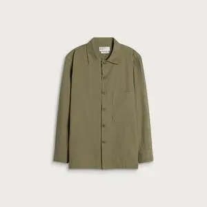 Universal Works Slub Shirting Fatigue Shirt - Olive