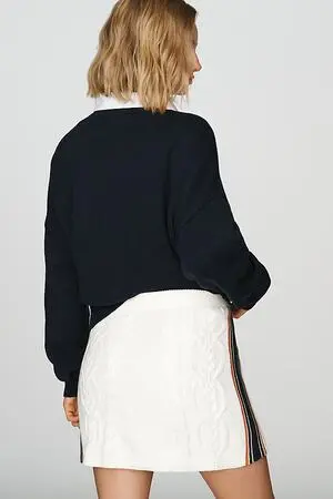 Maeve Preppy Knit Mini Skirt