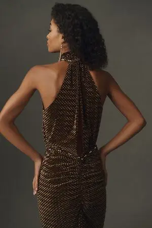 SABINA MUSAYEV Lopez Velvet Maxi Dress