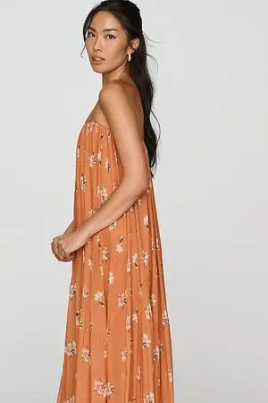 LEO LIN Dahlia Sweetheart Gown - Orange