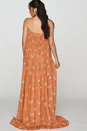 LEO LIN Dahlia Sweetheart Gown - Orange