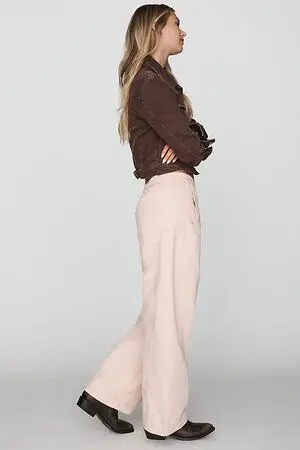 PILCRO Izzie Relaxed Pull-on Barrel Pants - Rose